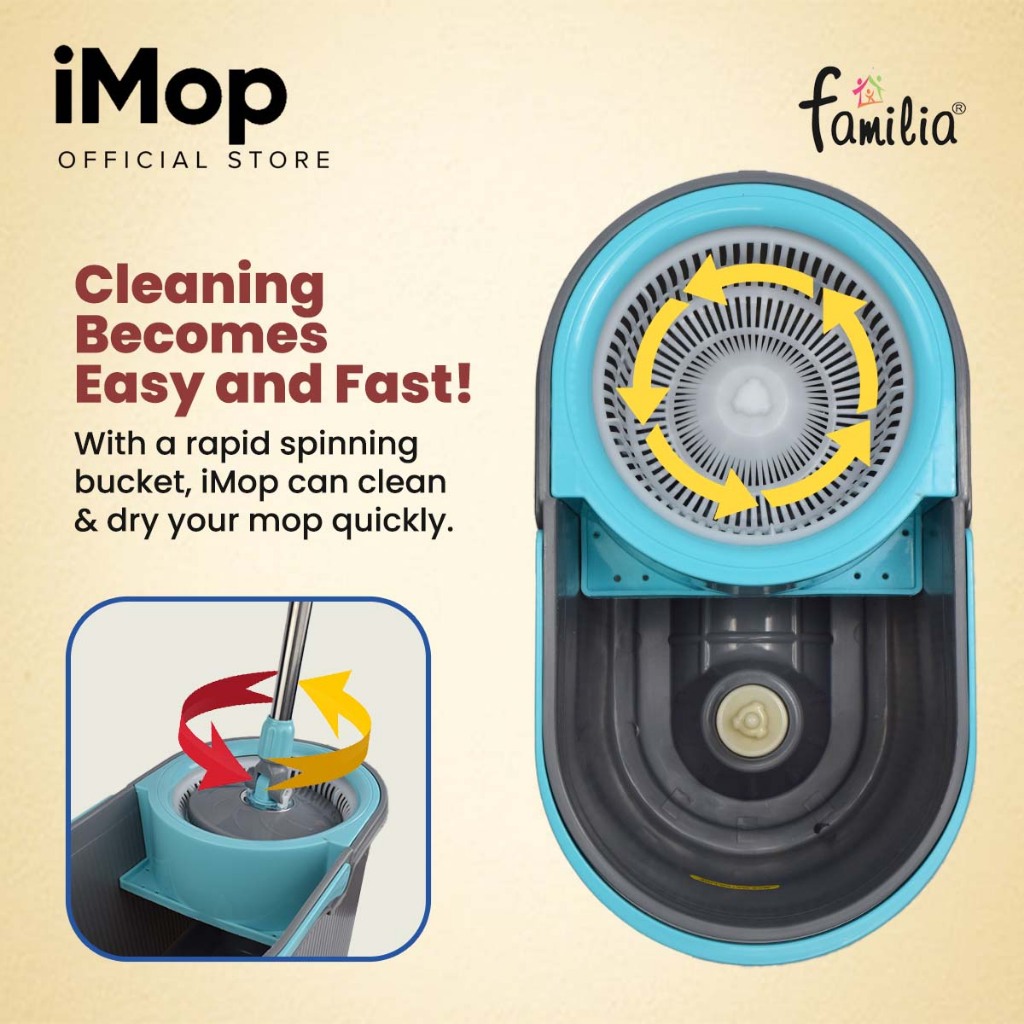 iMop Clasico 360 Spin Mop and Bucket System | Shopee Malaysia