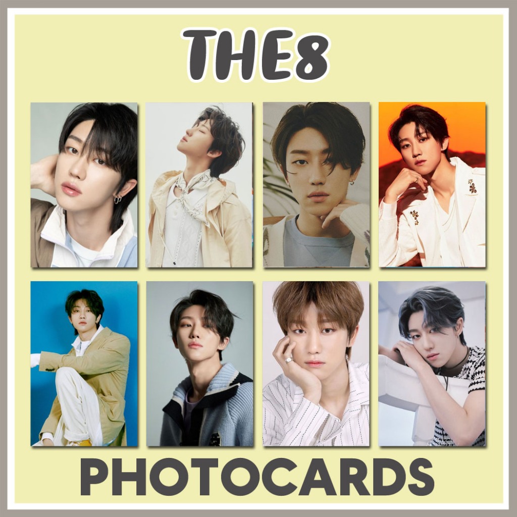 SEVENTEEN THE8 Photocards (400 gsm) | Shopee Malaysia