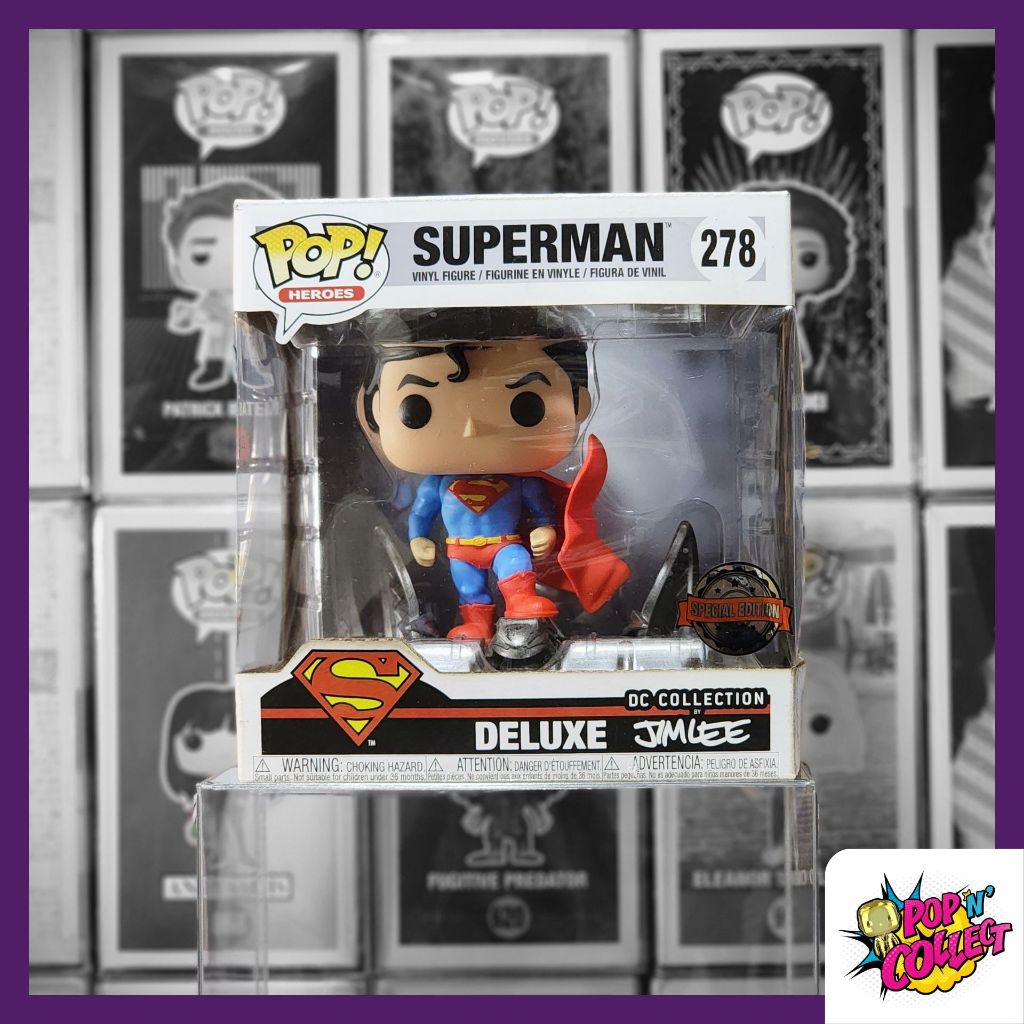Funko Pop! Deluxe DC - Superman 278 Jim Lee (Sold by Pop N Collect ...