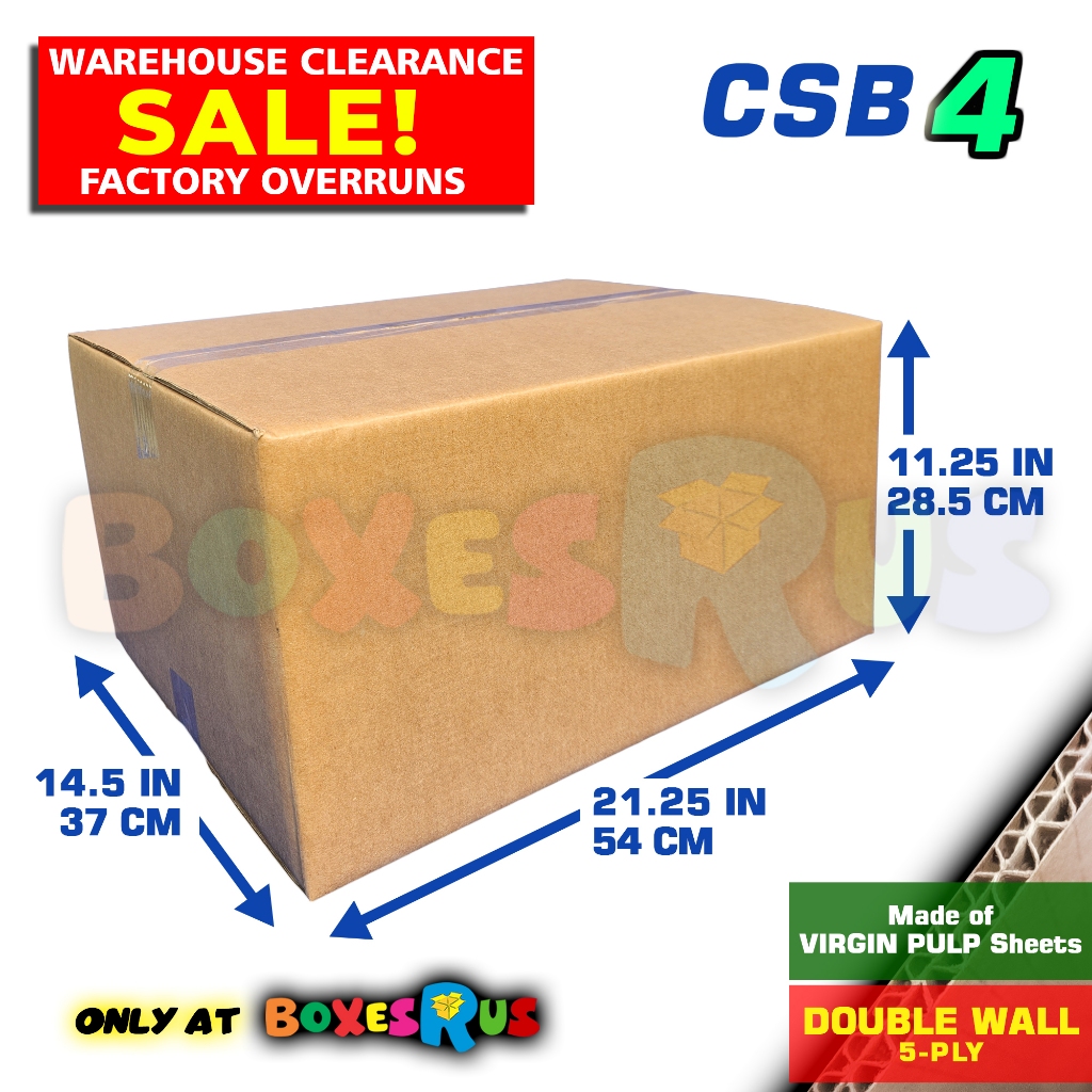 Corrugated Carton BOX 4 CSB4 HIGH Quality Heavy Duty Shipping Box Boxes ...