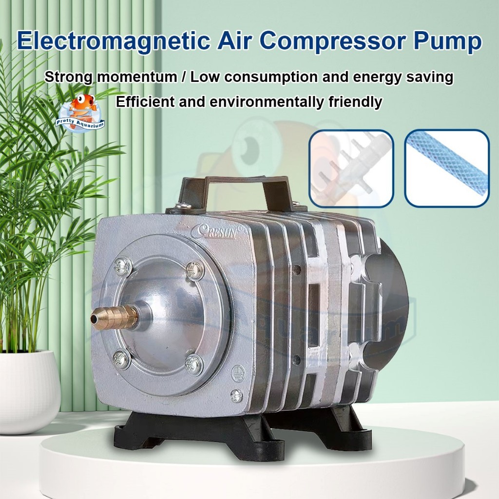 Aquarium Electromagnetic Air Compressor Pump Fish Tank Oxygen Pump Air ...
