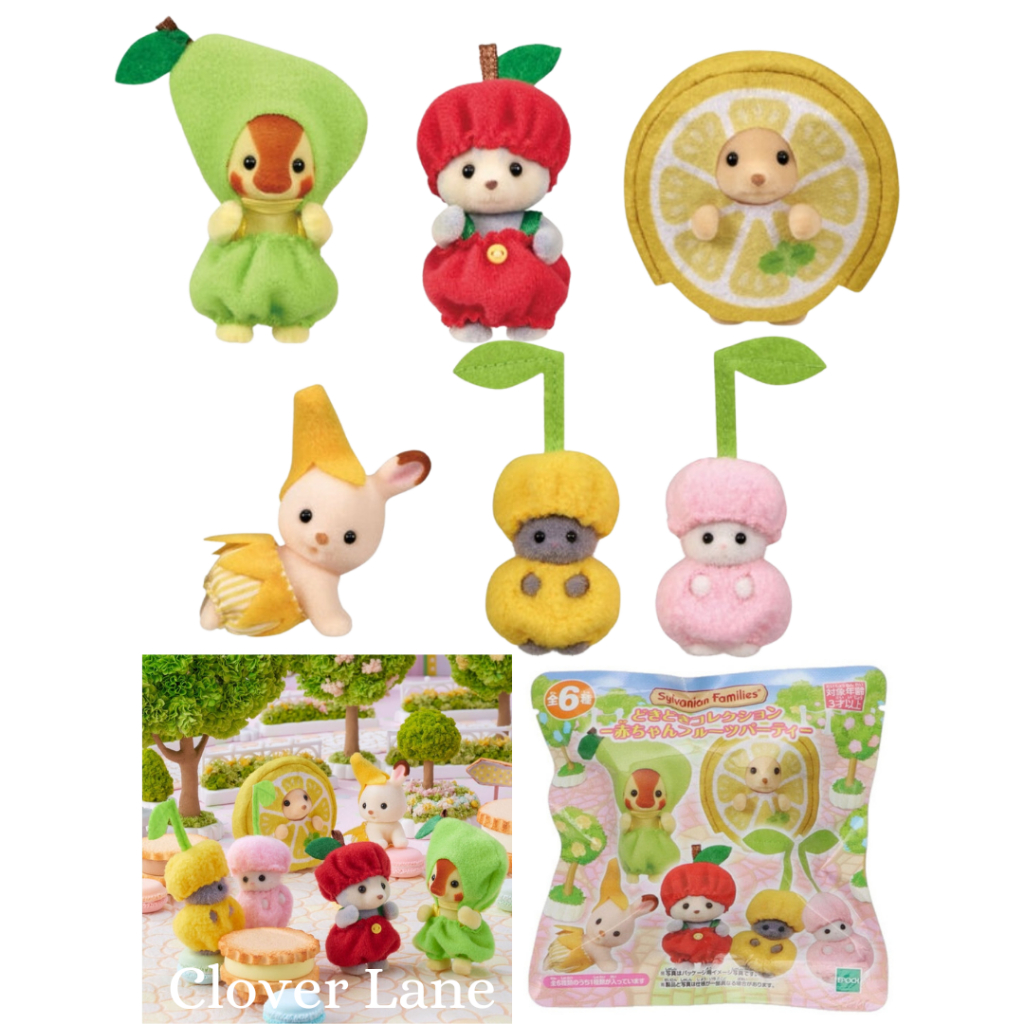 Sylvanian Families Doki Doki Collection Baby Fruit Party Blind Bag Doll ...