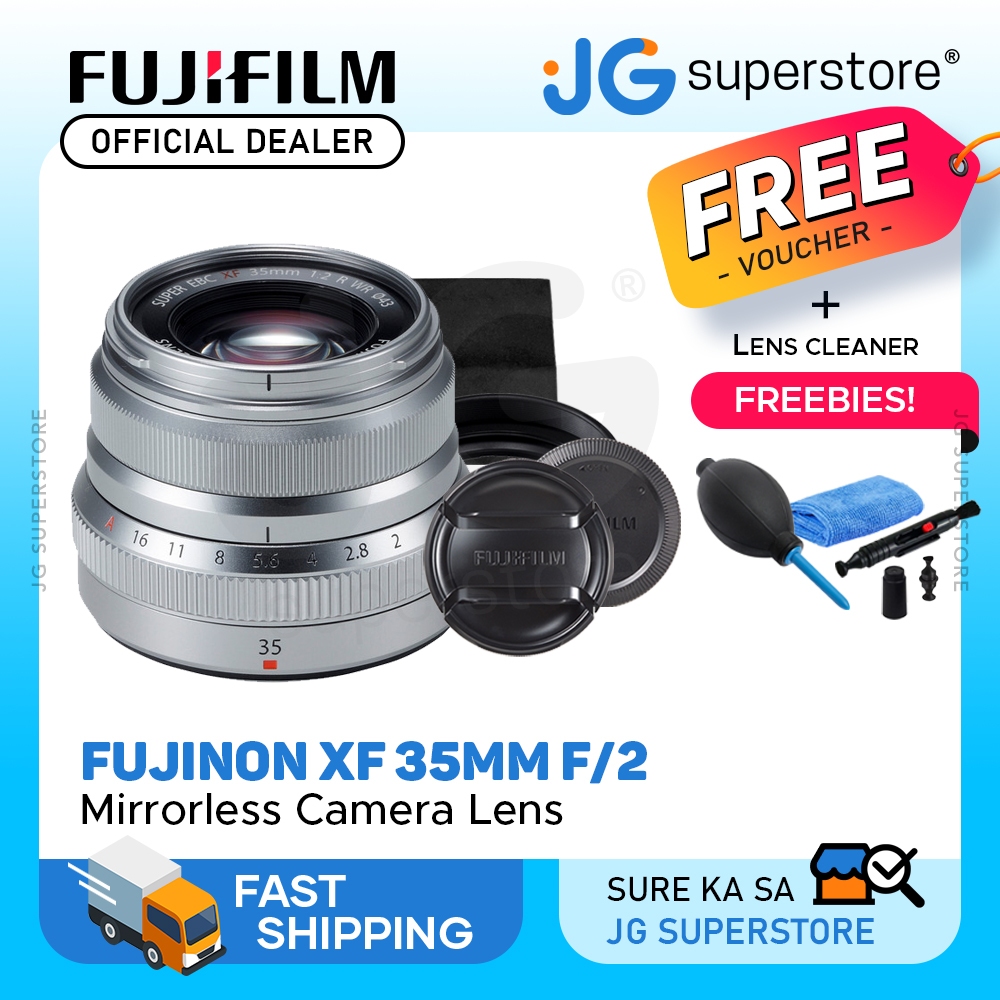FUJIFILM Fujinon XF 35mm f/2 R WR X-Mount Mirrorless Camera Lens ...
