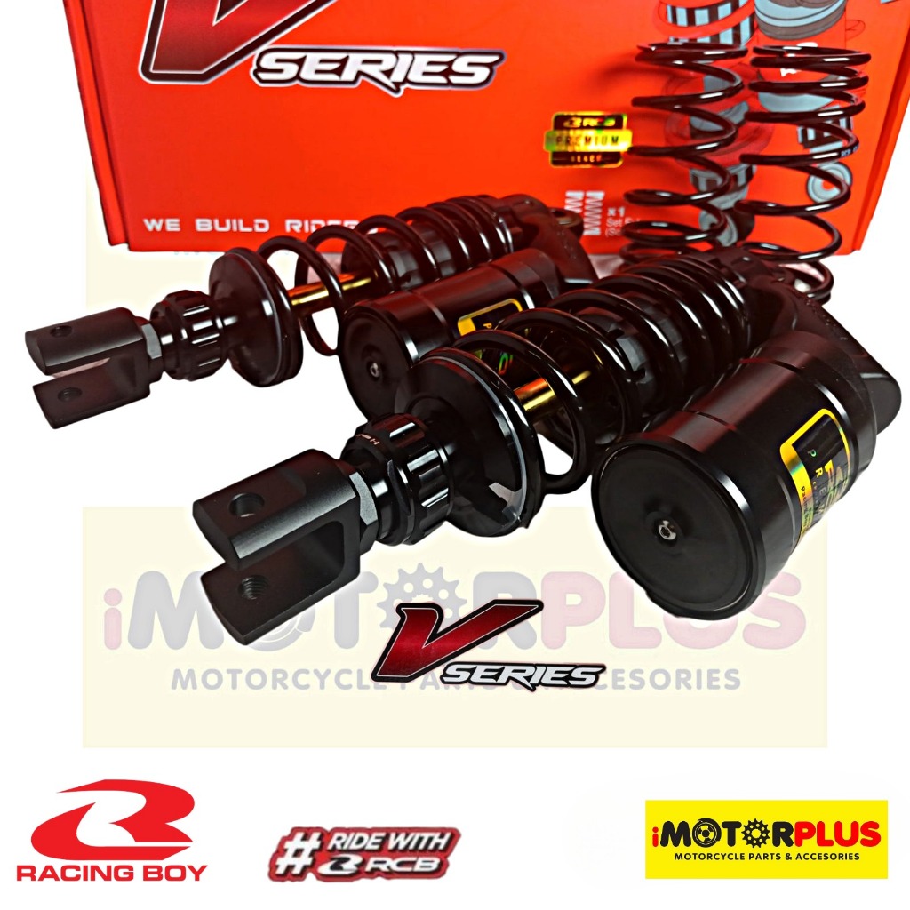RCB DUAL ABSORBER VS-SERIES AEROX 275mm PREMIUM BLACK EDITION | Shopee ...