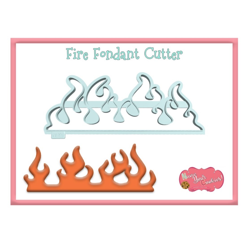 FLAME/FIRE FONDANT CUTTER 2x6 inches | Shopee Malaysia
