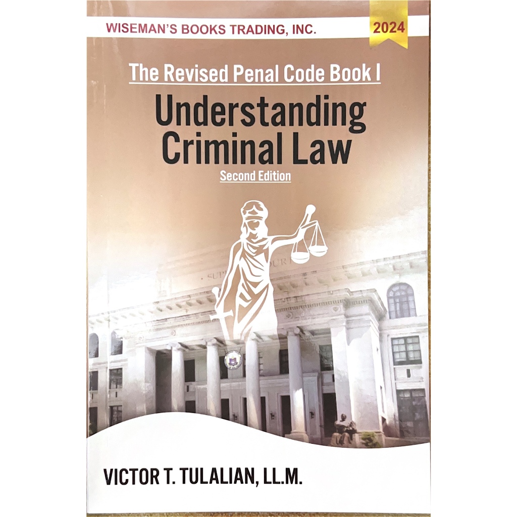 The Revised Penal Code Book I - Understanding Criminal Law 2nd Edition ...
