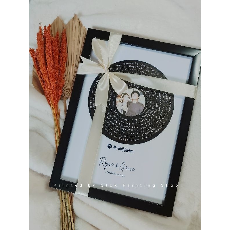 Custom Song Lyrics Frame | Spotify Scannable Code | Shopee Malaysia