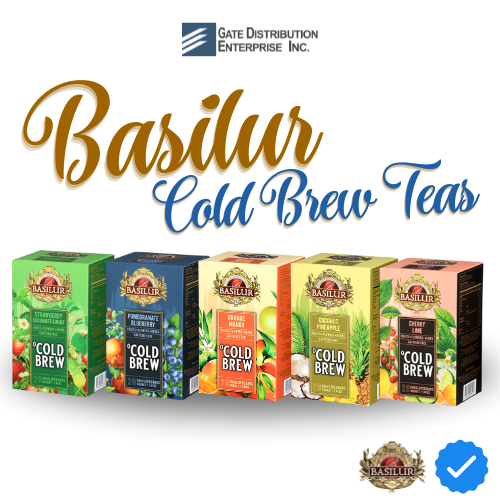BASILUR Cold Brew Teas 5 Refreshing Flavors 20 Bags per box | Shopee ...