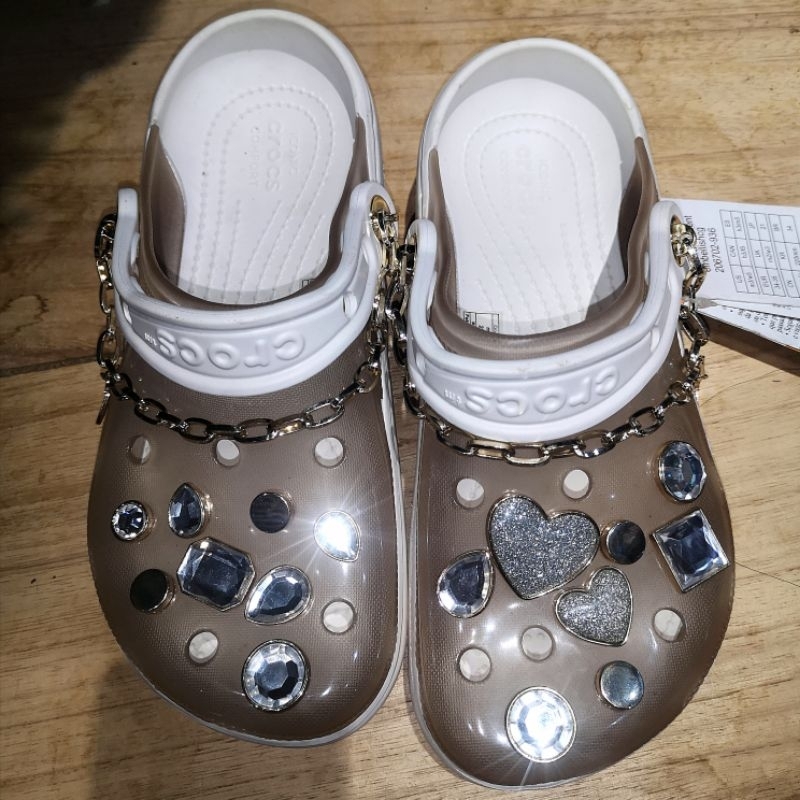ON YANG MI COLLAB CROCS TRANSLUCENT CLOG (NO BOX AND ECOBAG) | Shopee ...