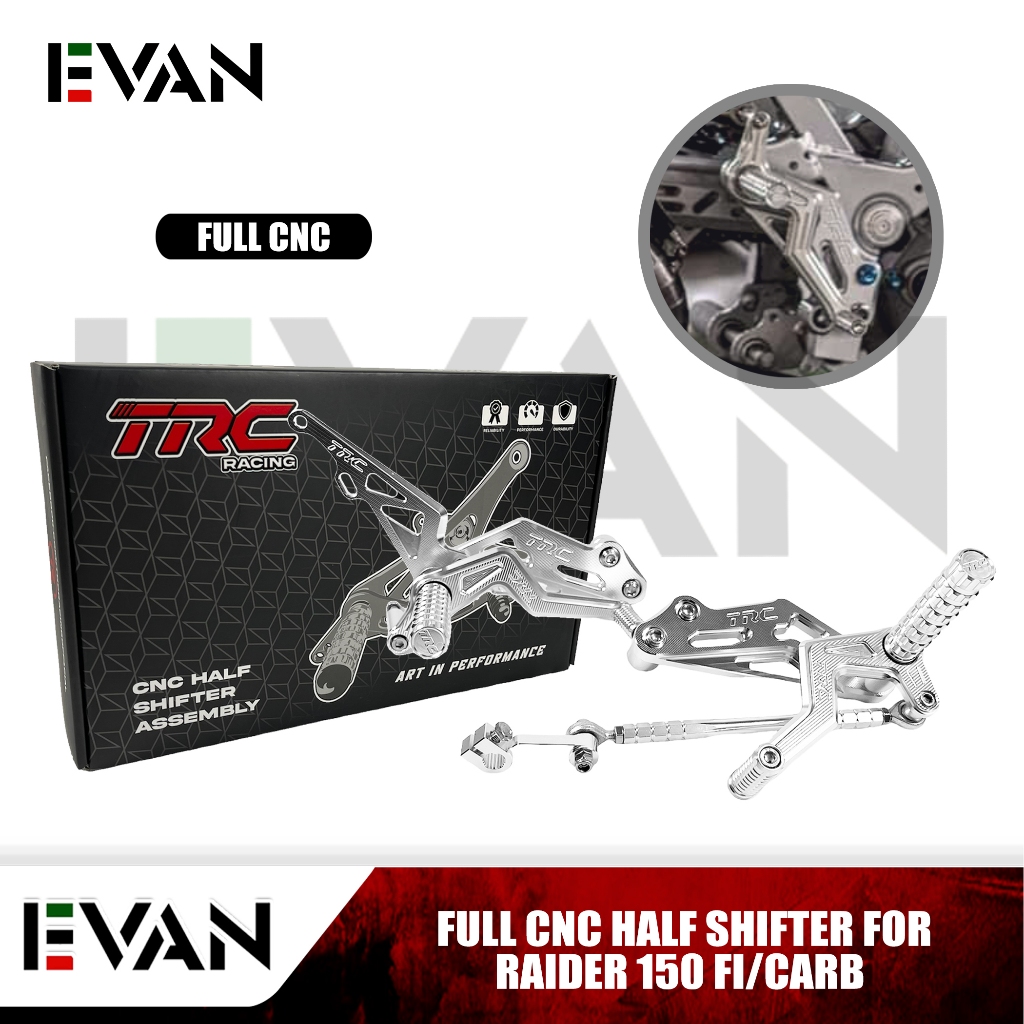 SUZUKI Raider 150/Fi/Carb TRC Half Shifter Set Exclusive Full Cnc Alloy Made in Mo | Shopee Malaysia