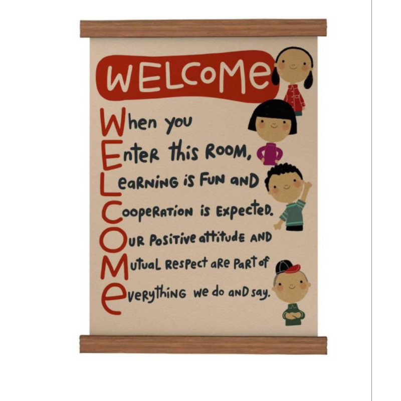 Room Design Scroll Poster/Classroom Rules/Home/Office/Gift Idea ...