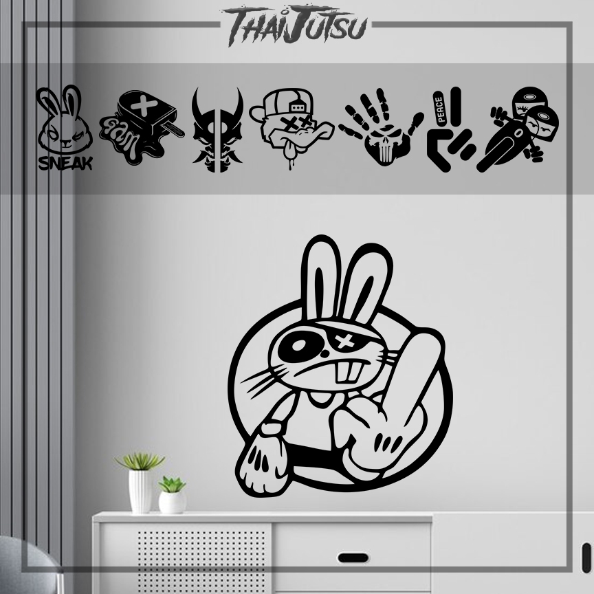 WALL STICKER P2 | VINYL CUT-OUT STIKCER ( ANIME VINYL STICKER DECALS ...