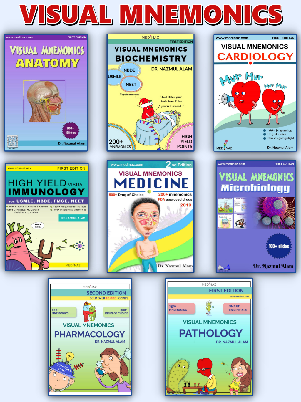 VISUAL MNEMONICS - MEDINAZ-(Medical mnemonic) | Shopee Malaysia