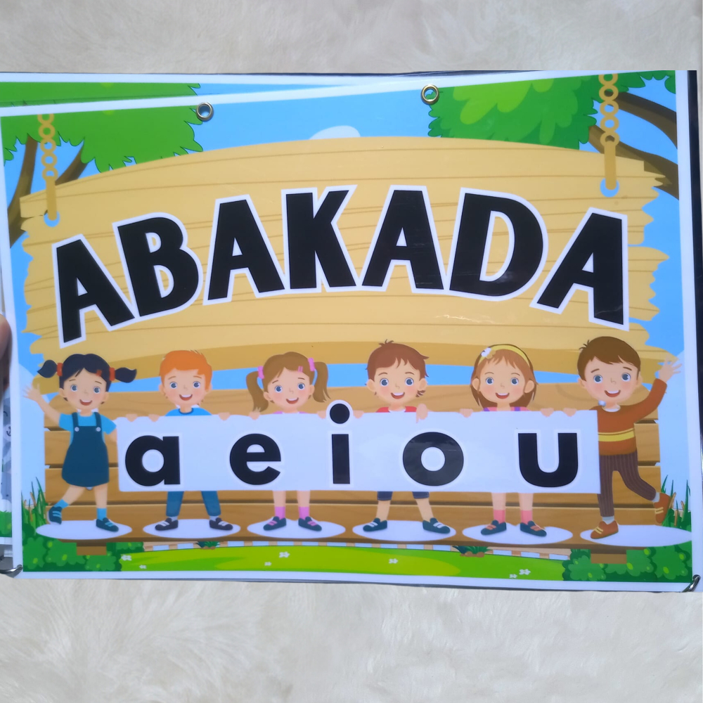 ABAKADA CHART Laminated | Shopee Malaysia