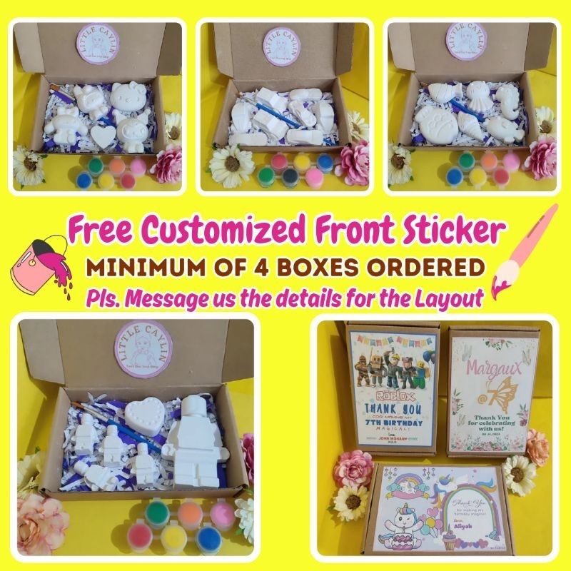 Mini Plaster Painting Set (with box and paint) | Shopee Malaysia