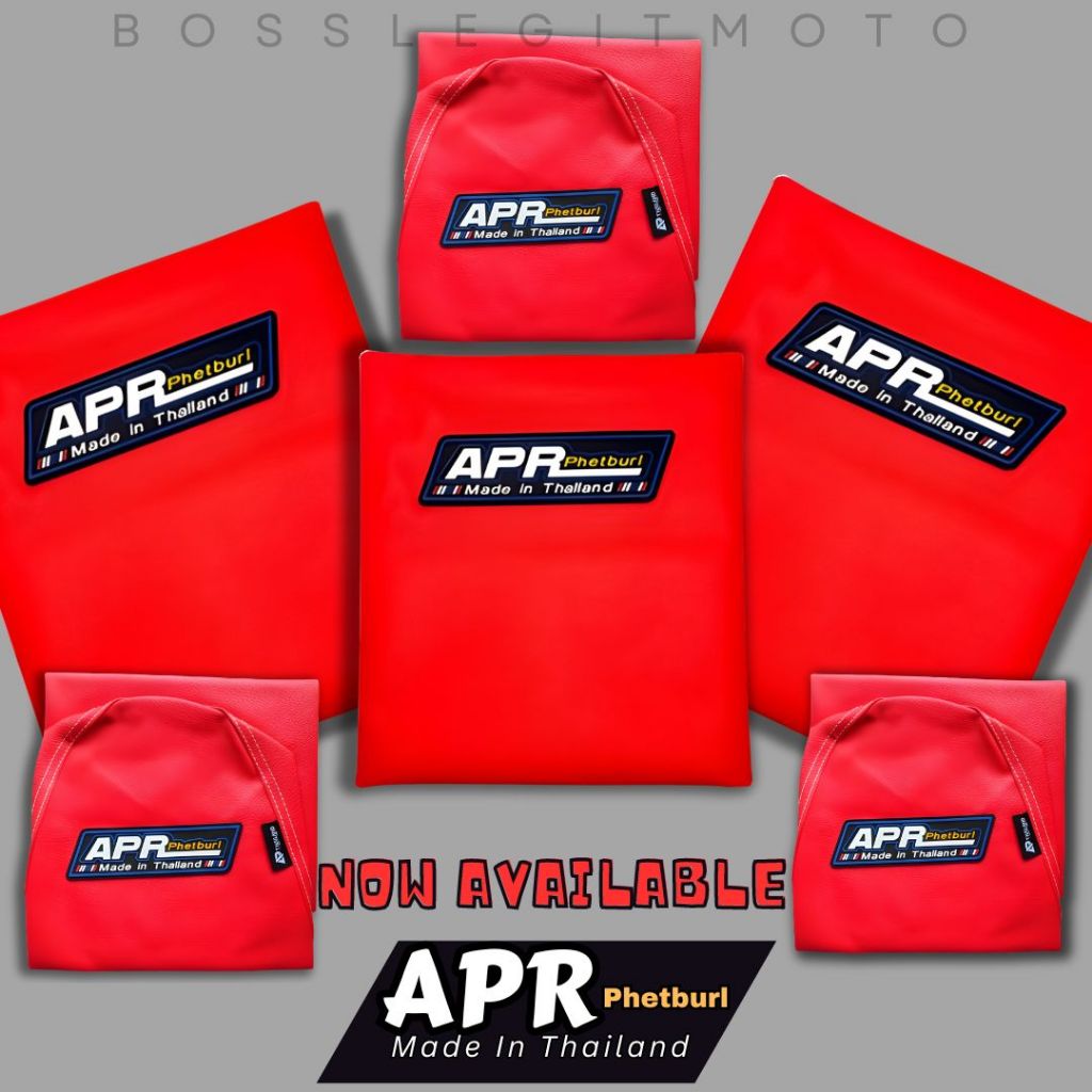 APR RED FOR RAIDER J CROSSOVER |THAI APR SEAT COVER TAHI NA|BORDA LOGO ...