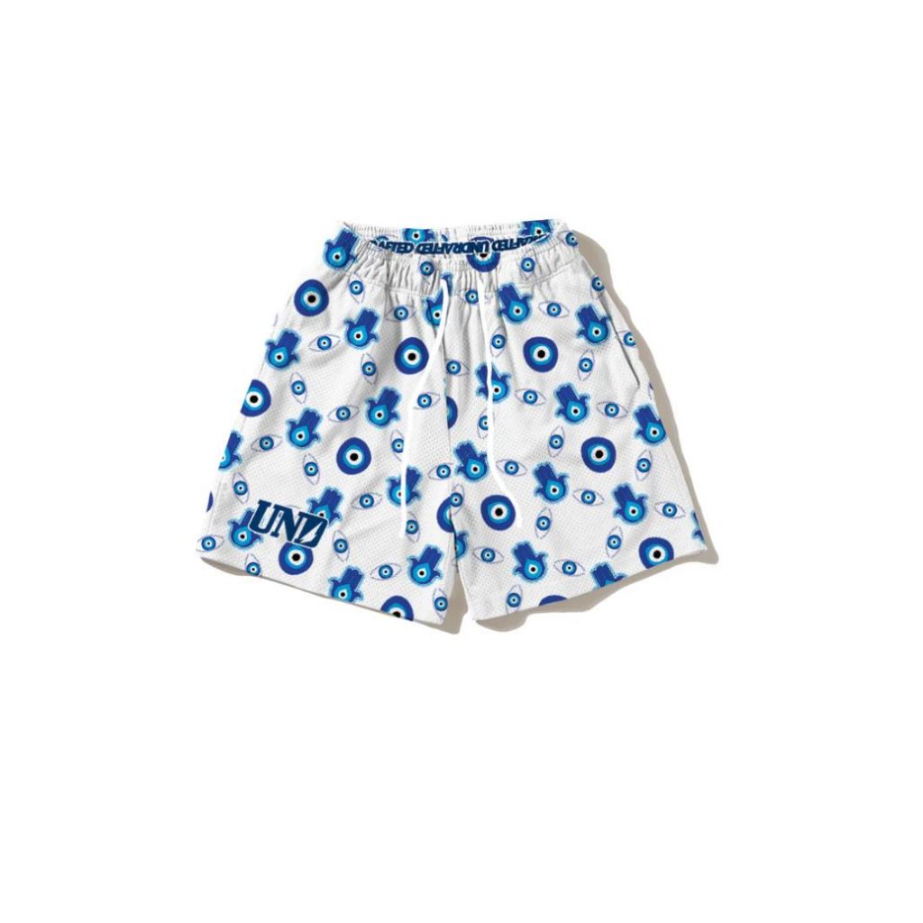 ALL LOCAL BRAND - Undrafted "EVIL EYE" Mesh Men Short (White) | Shopee ...