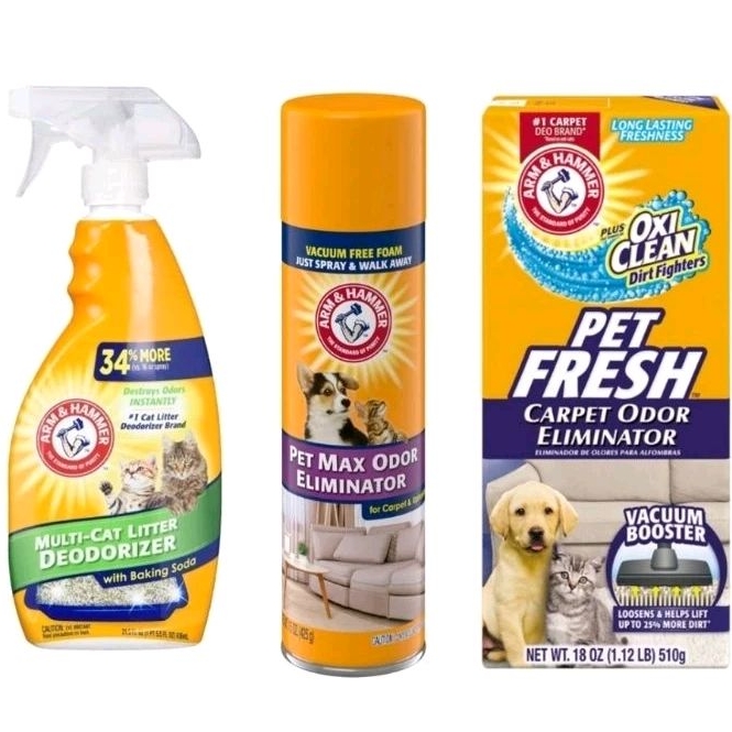 Arm & Hammer Pet Stain & Odor Remover Plus Oxiclean, 32 fl oz | Shopee Malaysia