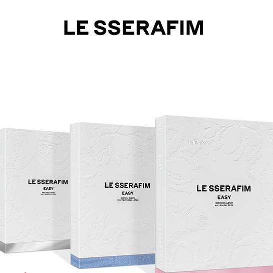 LE SSERAFIM - 3rd Mini Album - Easy version VOL 1 2 3 UNSEALED ...