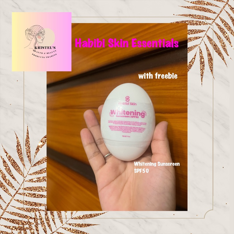 HABIBI WHITENING SUNSCREEN SPF50 BY CRISSA LIAGING | Shopee Malaysia