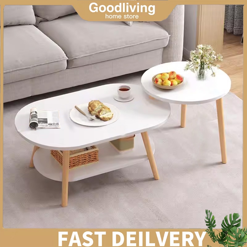 Combination Center Table 2 layers Coffee Table Tea Desk Sofa Table For ...