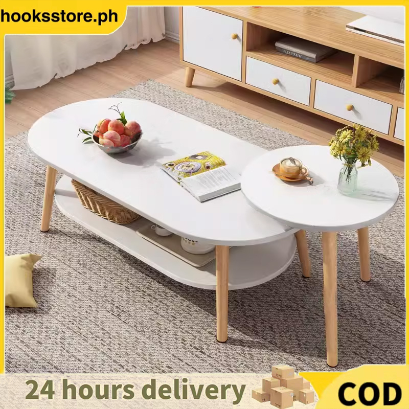 Double-layer Combination Center Table Living Room Coffee Table Modern ...