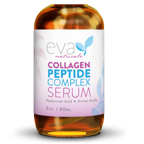 Eva Naturals Collagen Peptide Serum with Hyaluronic Acid & Amino Acids ...