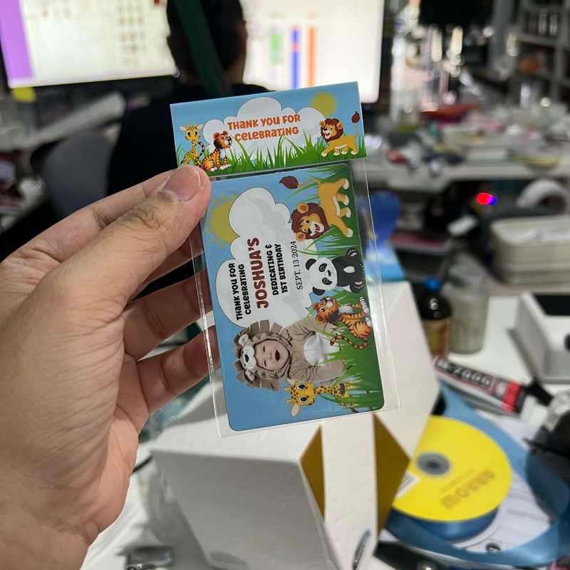Customized Ref Magnet ATM Size with packaging | Shopee Malaysia
