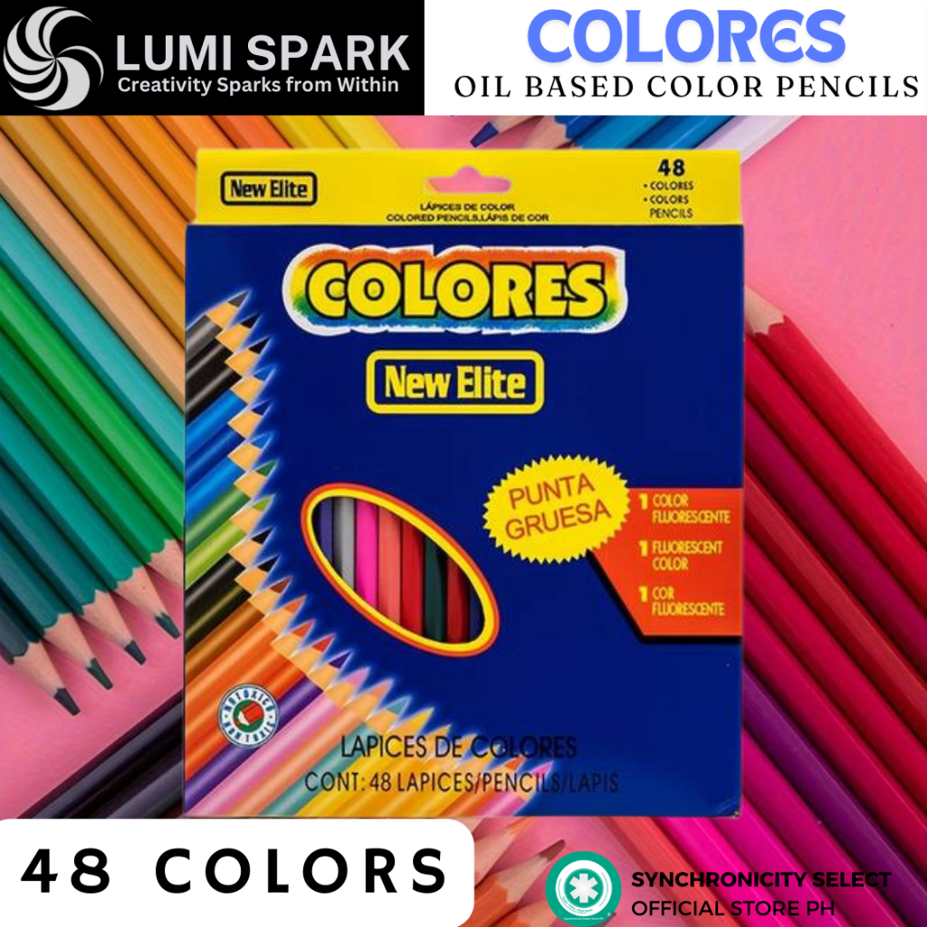 LUMISPARK COLORES Colored Pencils | Oil Pencils Drawing Colour Pencils ...
