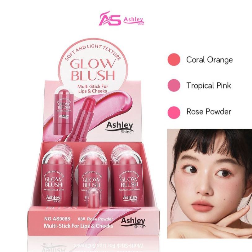 Ashley Shine 3in1 Eye Lips Cheek Blush Stick 7g Long Lasting ...