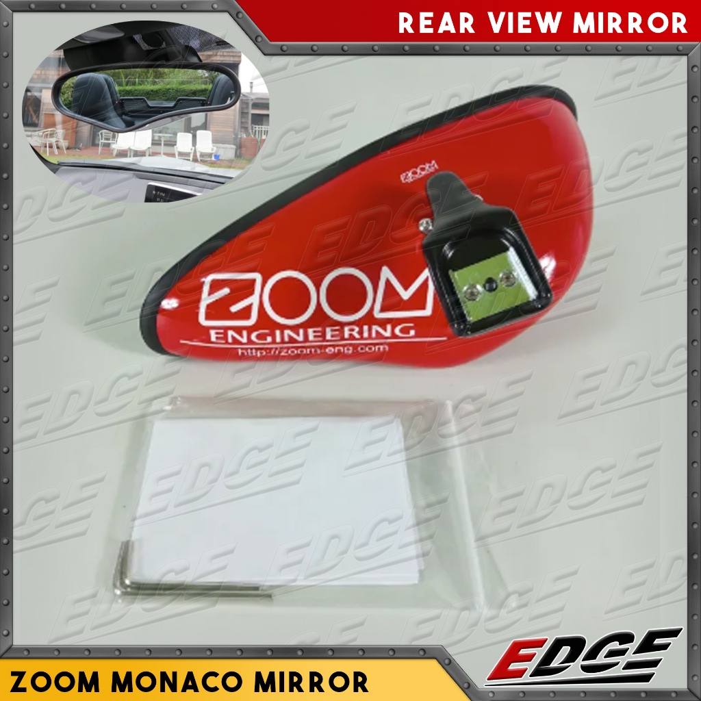 Zoom Engineering Monaco Rear View Mirror For Car Universal Concave Wide ...