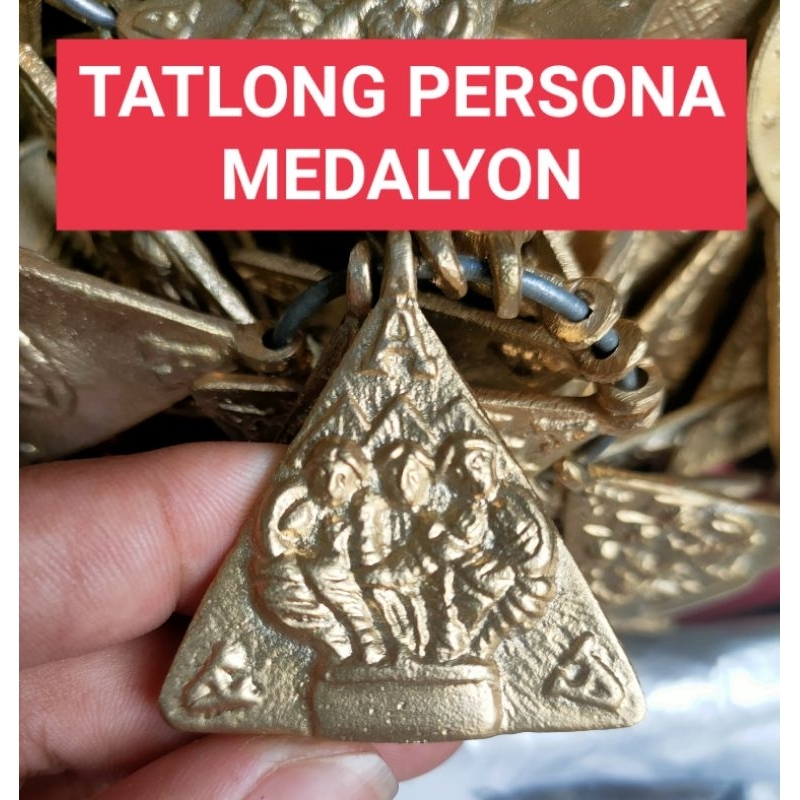Trespico Tatlong Persona Medallion with Oracion | Shopee Malaysia