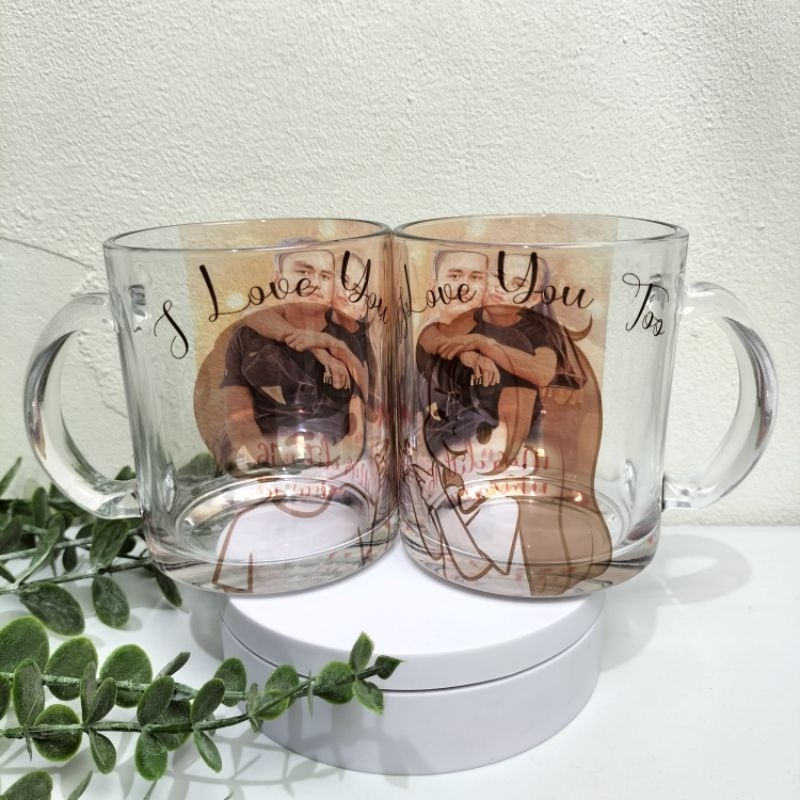 PERSONALIZED Clear Mugs (Print your own design ) | Shopee Malaysia
