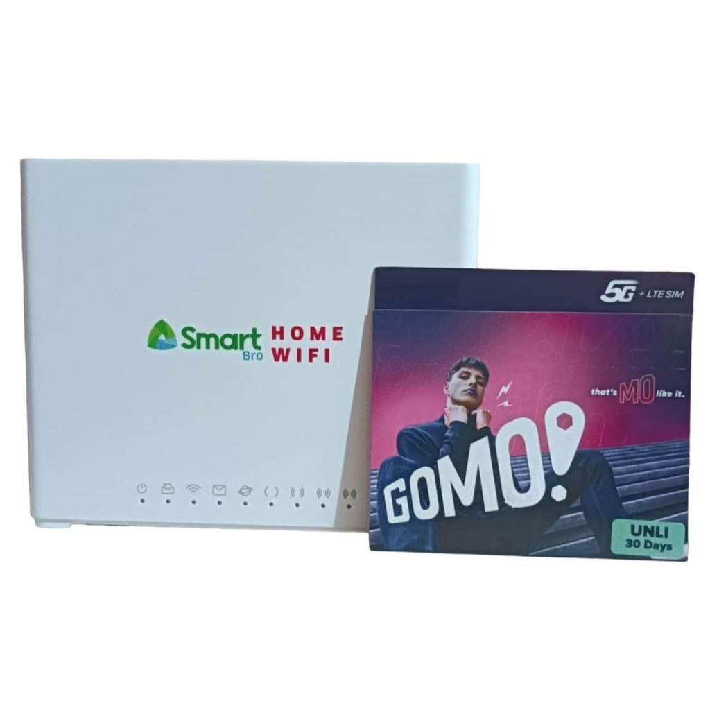 OPENLINE SMART Bro LTE-Advanced CAT 6 Home WiFi (EVOLUZN ID5L) w/ GOMO UNLI data 30 days ...