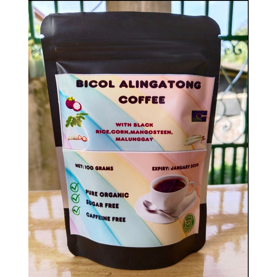 Bicol Alingatong Coffee with Black Rice, Corn, Mangosteen, Malunggay ...