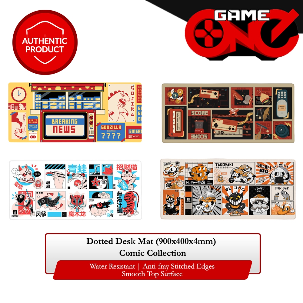 Dotted Desk Mat Comic Collection (900x400x4mm) | Shopee Malaysia