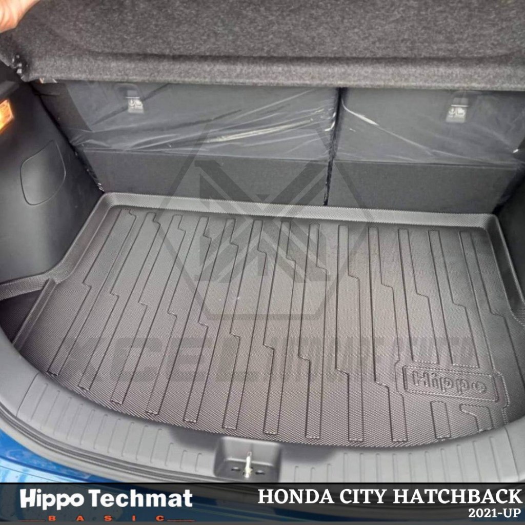 HONDA CITY HATCHBACK 2021-UP HIPPO TECHMAT BASIC CARGO/TRUNK TRAY ...