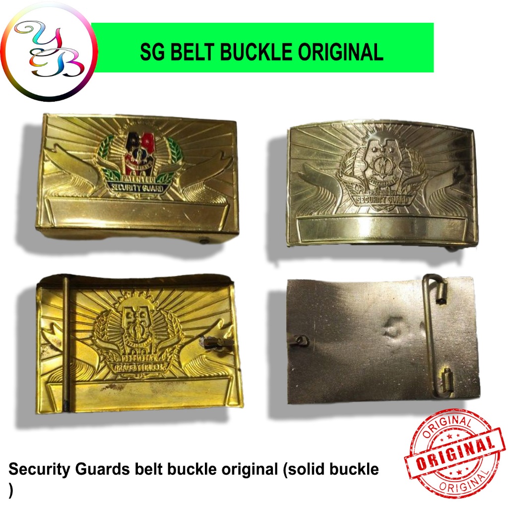 Security guard belt buckle (SOLID) | Shopee Malaysia