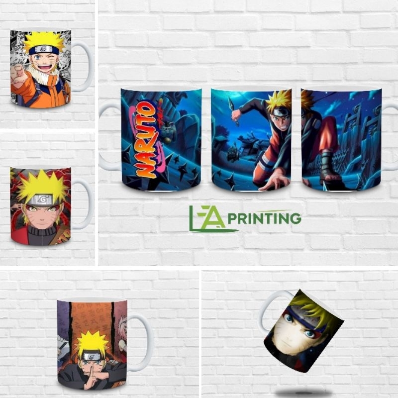 NARUTO ANIME VER1 CUSTOMIZED SUBLIMATION MUG 12 OZ | Shopee Malaysia