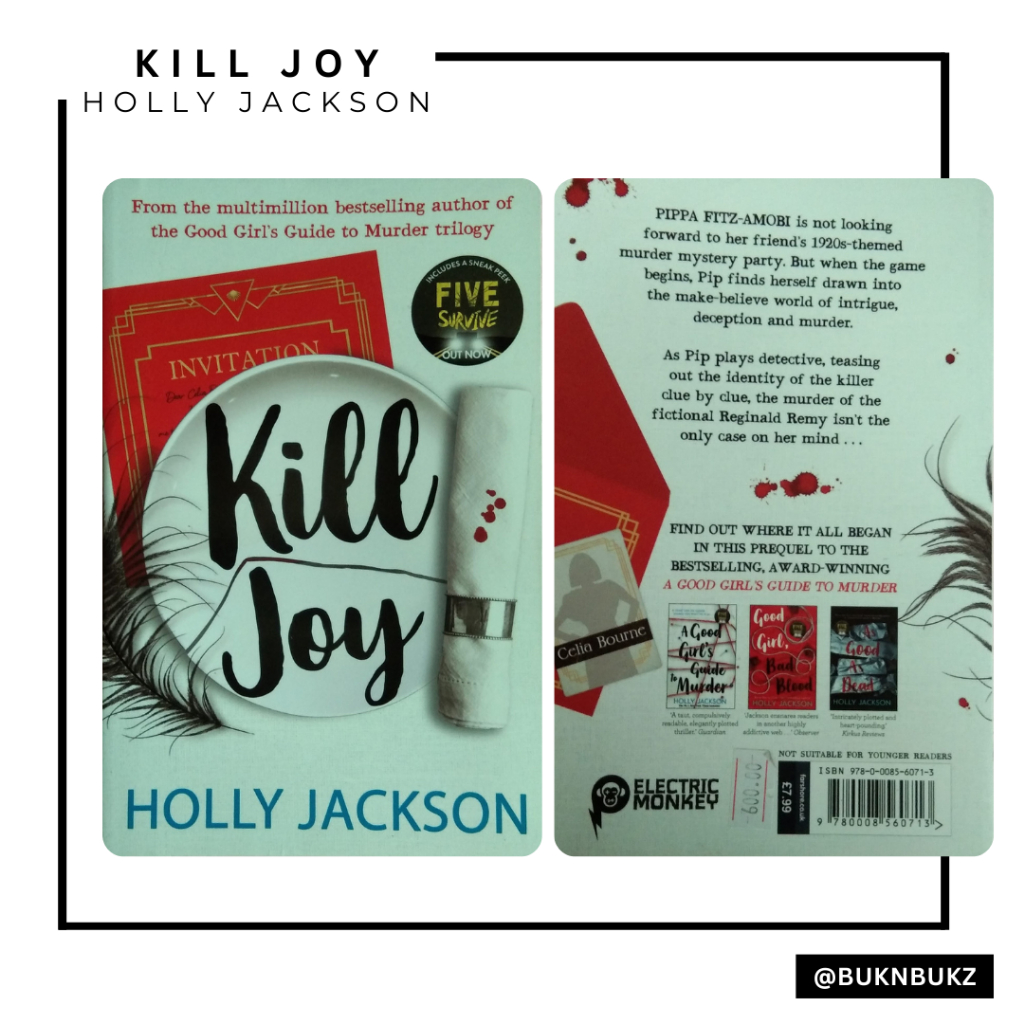 Kill Joy - A Good Girl's Guide to Murder 0.5 by Holly Jackson | Shopee ...