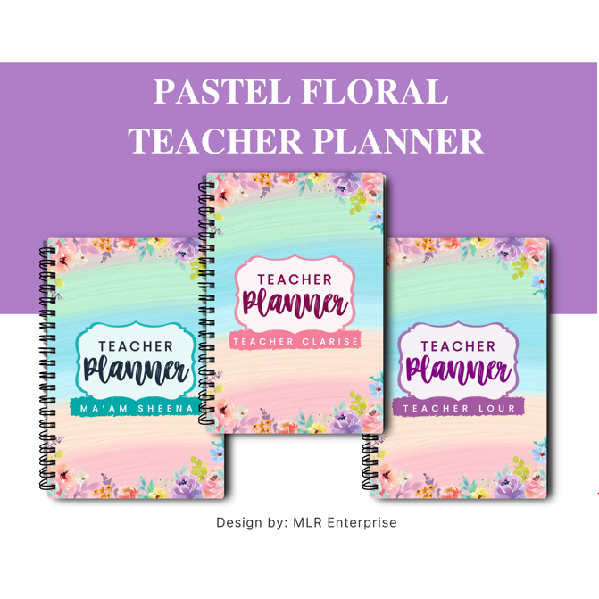 Teacher Planner (Customized)sizeA5 | Shopee Malaysia
