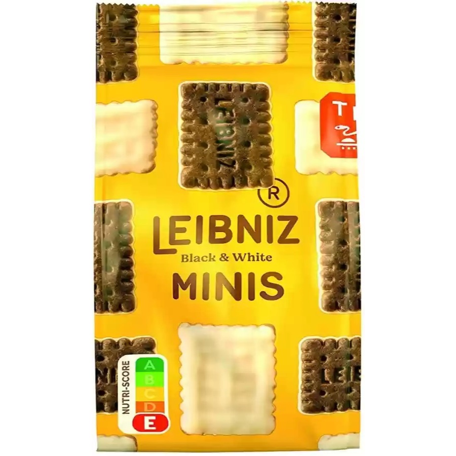 Bahlsen Leibniz Black & White Minis / Mini Chocolate Biscuit with White ...