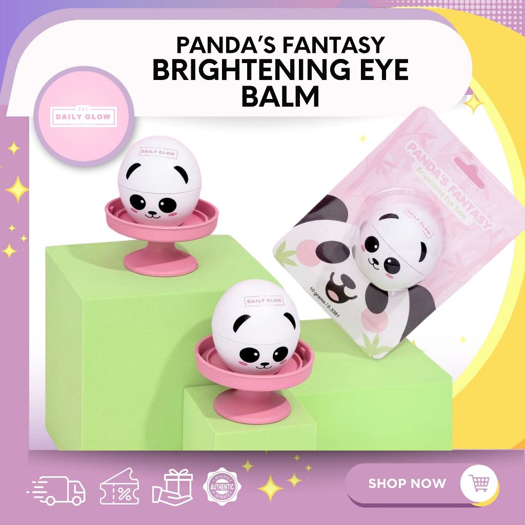 The Daily Glow Panda's Fantasy Brightening Eye Balm 10g | Shopee Malaysia