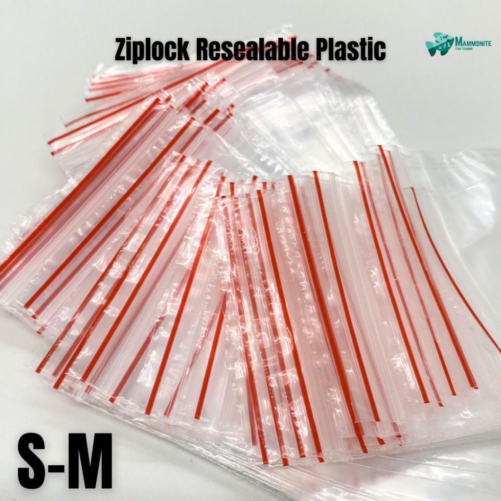Ziplock Resealable Clear Food Storage Plastic Packaging Bag Zip Lock ...