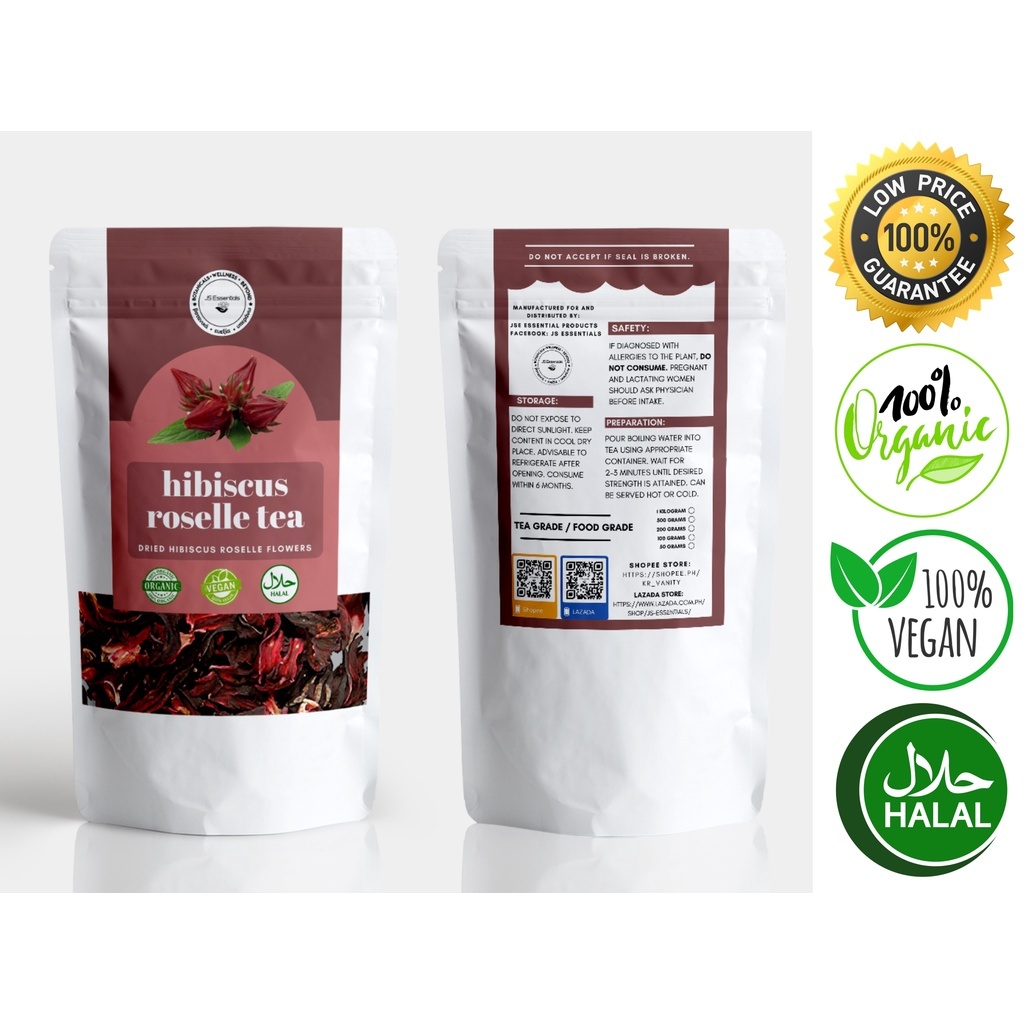 Roselle Flower Tea | Dried Hibiscus Roselle Flowers | Shopee Malaysia