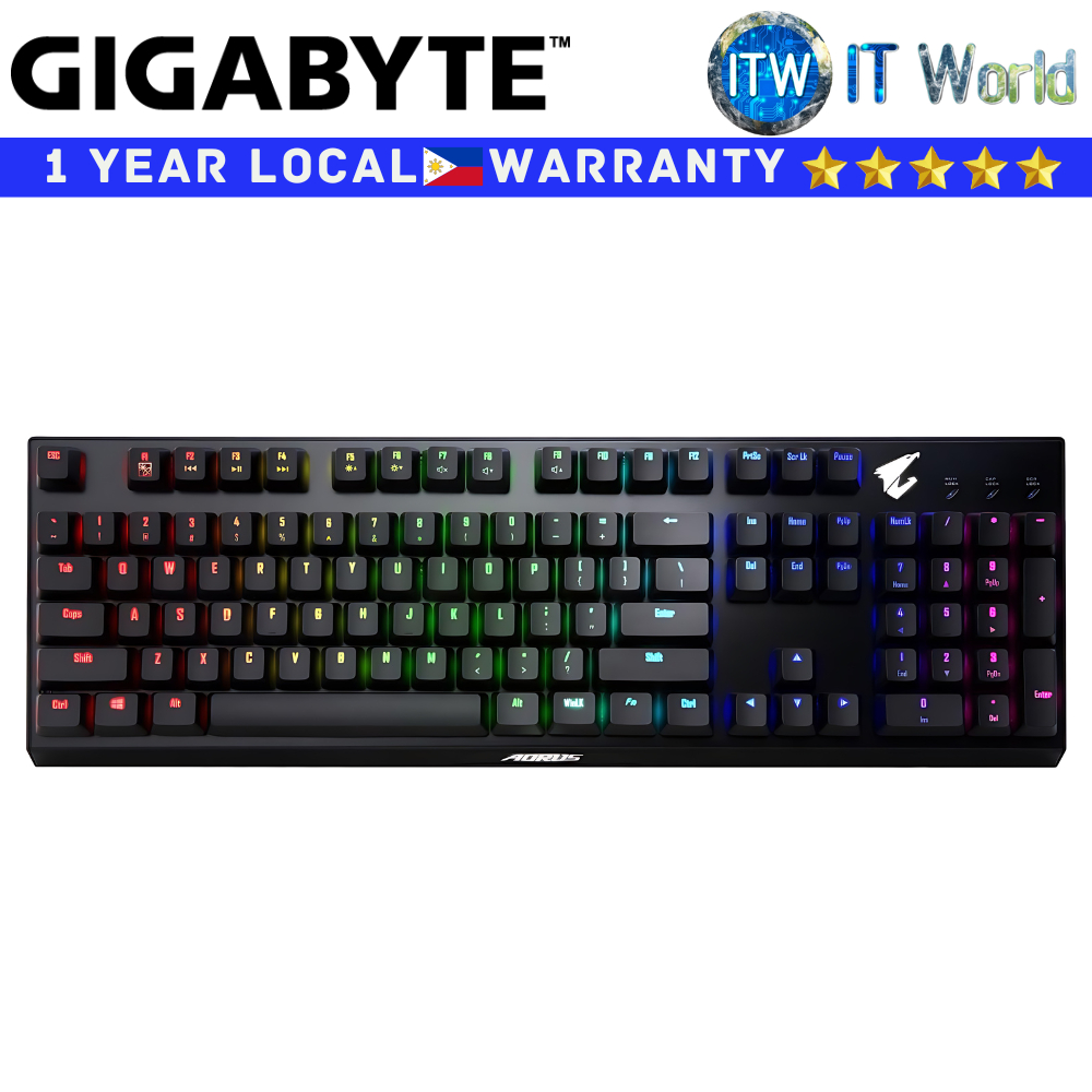 Gigabyte Gaming Optical Mechanical Keyboard Aorus K9 RGB Blue Switch Flaretech GP-AORUS-K9 | itw ...