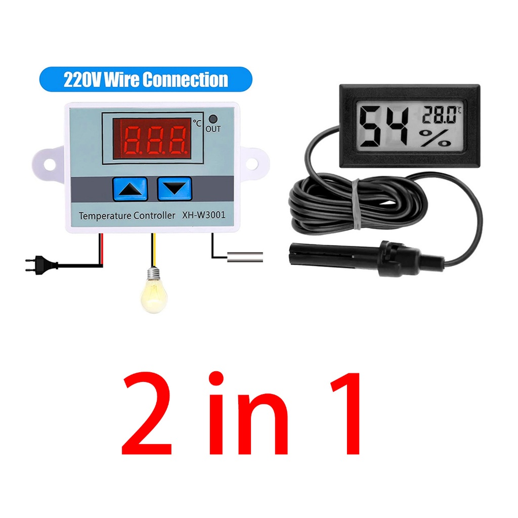 2IN1 Thermometer digital Temperature sensor Termostat for incubator ...