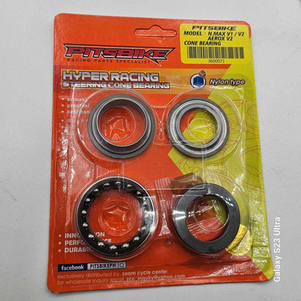 PITSBIKE Hyper Racing Steering Cone Bearing NMAX V1 V2 AEROX V2, WAVE ...
