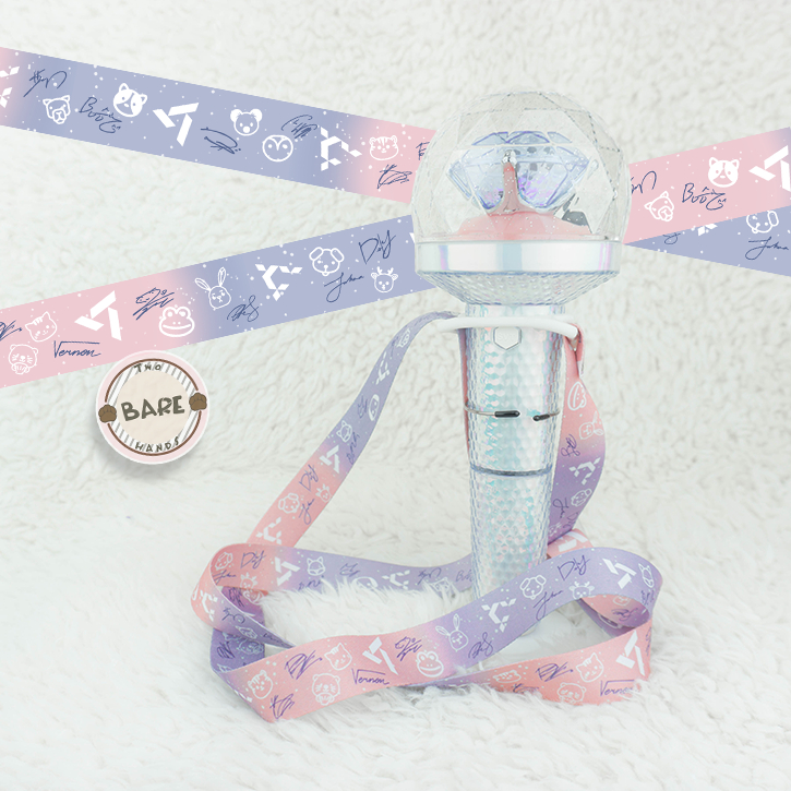 Seventeen [Purple] Light Stick Strap Holder Caratbong Version1,2,3 [NO ...