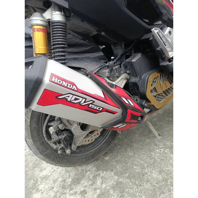 ADV 150 Heat Guard decals Accessories for Honda ADV 150 Adv stickers ...